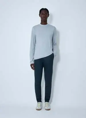 RIER Long Sleeve Crewneck Top - Gray