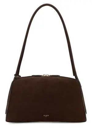 Alaïa Leather Shoulder Bag - Brown