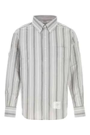Thom Browne Embroidered Cotton Shirt - Multicolor