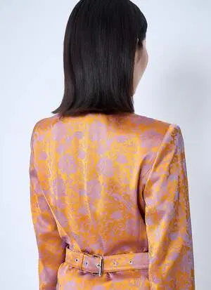 Dries Van Noten Floral Embroidered Tailored Coat