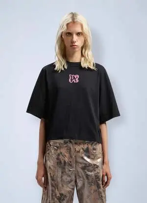 Palm Angels Drop Shoulder T-shirts For Women
