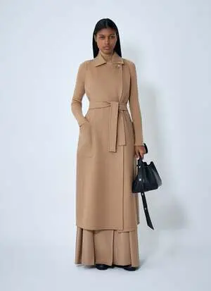 Max Mara Tailored Maxi Wool Blend Waistcoat - Multicolor