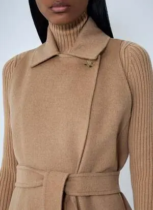 Max Mara Tailored Maxi Wool Blend Waistcoat - Multicolor