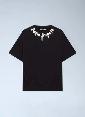 Palm Angels Spray Neck Logo T-shirt