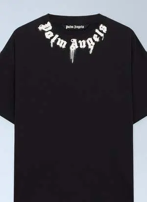 Palm Angels Spray Neck Logo T-shirt
