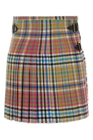 VIVIENNE WESTWOOD Embroidered Wool Mini Skirt