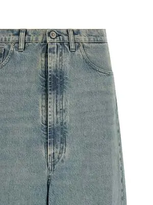 MAISON MARGIELA Stone-washed Low Crotch Wide Leg Jeans