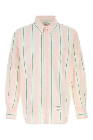 Thom Browne Embroidered Cotton Shirt - Multicolor