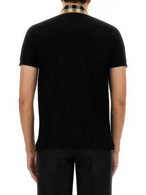 Burberry Cotton Polo - Black
