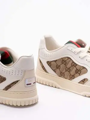 Gucci Re-web Sneakers With Gg Canvas - Multicolor