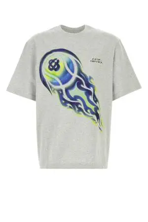 Casablanca Grey Cotton Oversize T-shirt - Gray