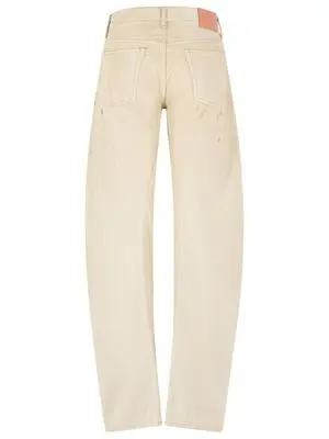 Acne Studios Wide Leg Loose Fit Cotton Jeans