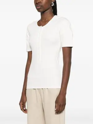 LEMAIRE Cotton And Linen T-shirt - Multicolor