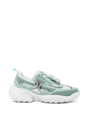 ROGER VIVIER Viv' On The Run Sneakers With Crystal Buckle - Multicolor