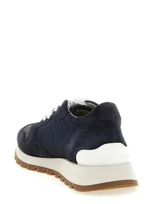 Brunello Cucinelli Active" Sneakers With Jewel Detailing - Blue