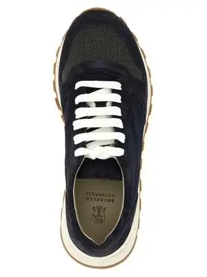 Brunello Cucinelli Active" Sneakers With Jewel Detailing - Blue