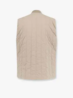 BOSS Quilted Sleeveless Jacket With Zip Closure