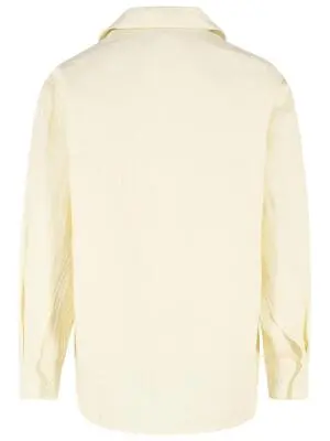 Séfr Wes' Ecru Cotton And Linen Shirt
