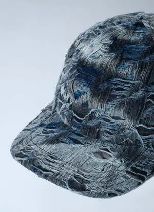 DIESEL® Distressed Denim Baseball Cap