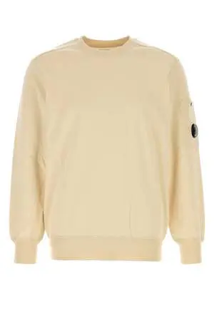 C.P. COMPANY Sand Cotton Sweater - Brown