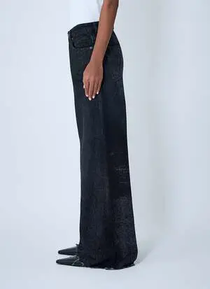 DIESEL® 1996 D-sire-fsh Wide-leg Jeans - Black