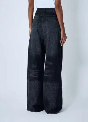 DIESEL® 1996 D-sire-fsh Wide-leg Jeans - Black