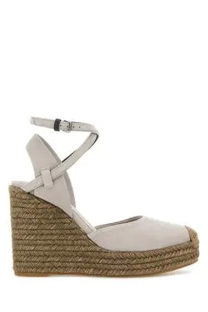 Brunello Cucinelli Suede Wedge Espadrilles