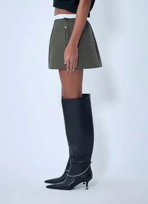 Alexander Wang Elasticated Waist Mini Skirt