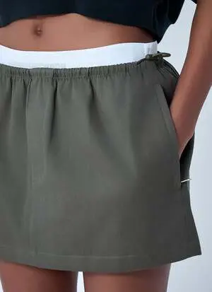 Alexander Wang Elasticated Waist Mini Skirt
