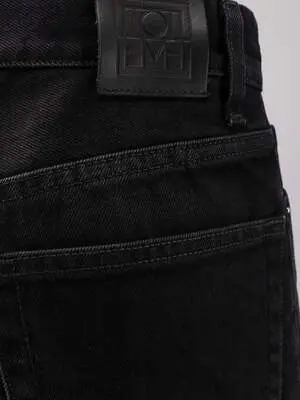 TOTEME Wide Leg Black Denim Jeans - Multicolor