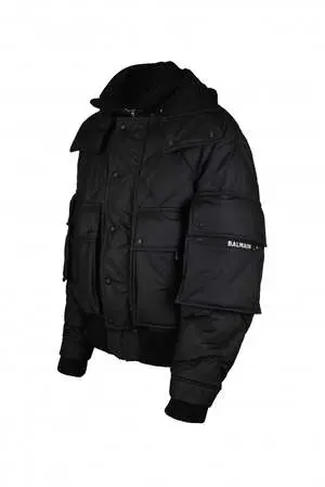 Balmain Quilted Down Jacket