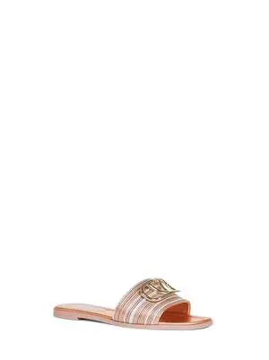 Valentino Garavani Vlogo Signature Slide Sandals - Multicolor