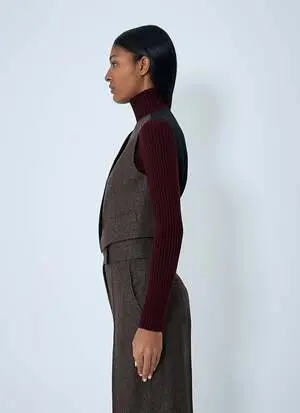 Max Mara Wool Twill Waistcoat