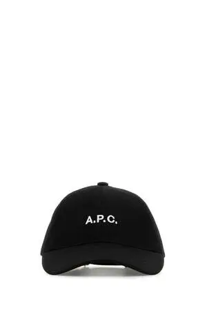 A.p.c. Stretch Cotton Baseball Cap - Black