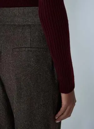 Max Mara Billy High-rise Wide-leg Wool Blend Pants