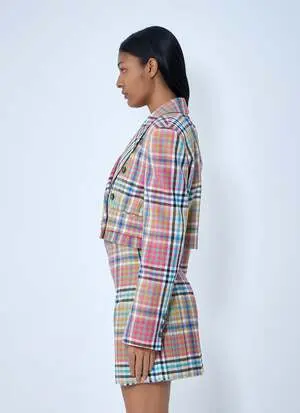 VIVIENNE WESTWOOD Cropped Double-breasted Blazer