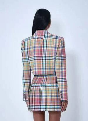 VIVIENNE WESTWOOD Cropped Double-breasted Blazer