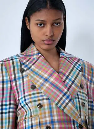 VIVIENNE WESTWOOD Cropped Double-breasted Blazer