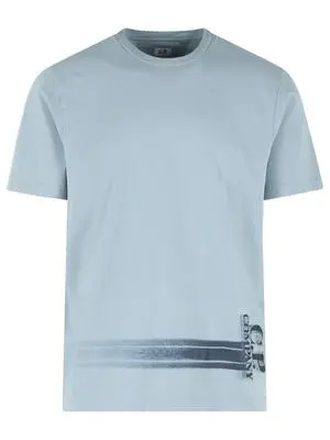 C.P. COMPANY C.P. Company Light Blue Cotton T-Shirt Men Gray