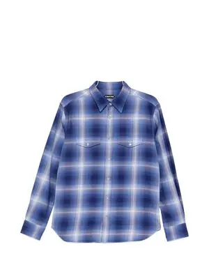 TOM FORD Cotton Checked Shirt - Multicolor