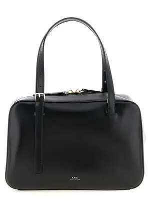 A.p.c. Virginie Box Smooth Leather Handbag
