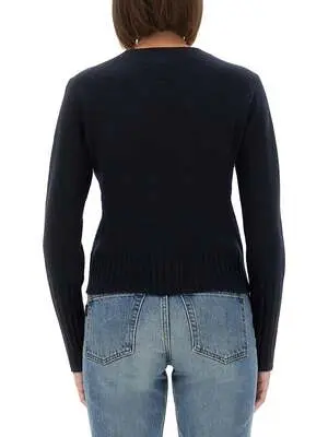 Guest In Residence Shrunken Crew Jersey - Blue
