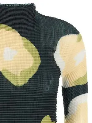 Issey Miyake Verve Pleats Long Sleeve Top