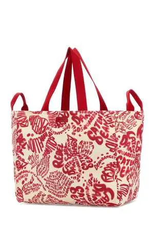 Dsquared2 Printed Canvas Shopping Bag - Multicolor