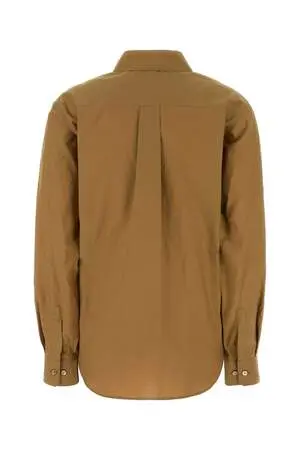 LEMAIRE Camel Poplin Shirt