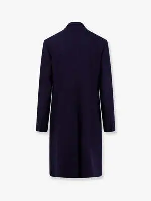 Dior Single-breasted Virgin Wool Coat