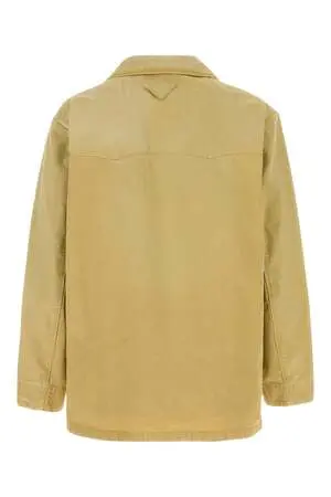 Prada Beige Cotton Jacket - Brown