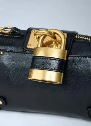 Chloé Small Paddington Chain Shoulder Bag - Black