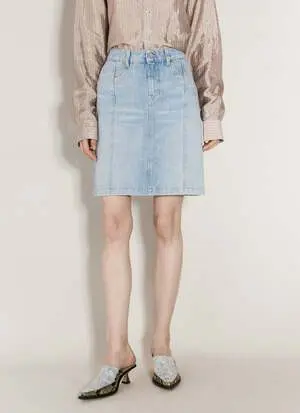 Martine Rose Narrow Front Mini Skirt