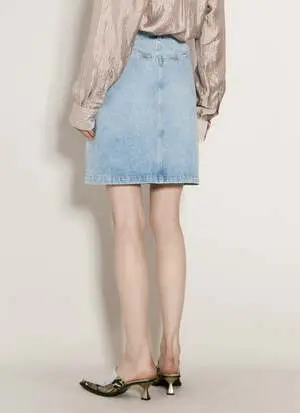 Martine Rose Narrow Front Mini Skirt